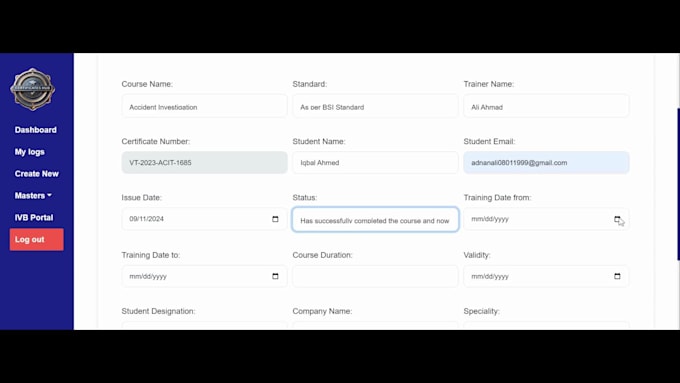 Generate pdf after filling html form, fillable pdf and qr code using php by Daniyalmalik345 | Fiverr