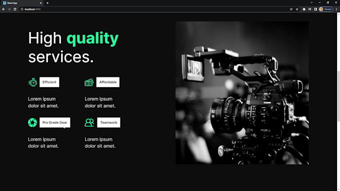 Develop responsive web apps with react from existing designs by ...