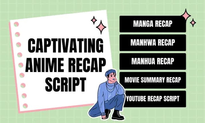 Écrire un script récapitulatif d'anime, un script récapitulatif de ...