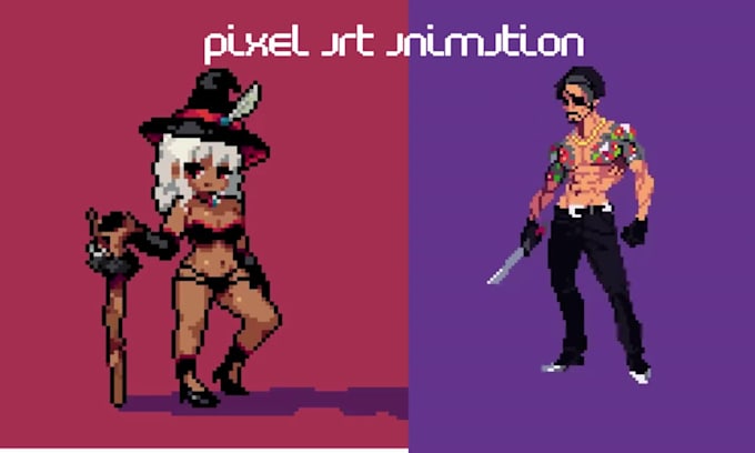 Dibujar sprite sheet de animación pixel art nsfw assets de juegos de ...