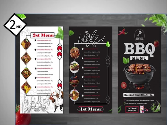 Design professional restaurant menu and food menu, poster, brochure by ...