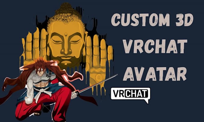 Custom 3d vrchat avatar, 3d model, furry model, anime, vtuber, model in ...