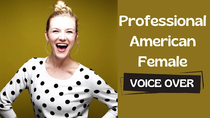 Record a professional american female voice over by Courtneycchen | Fiverr