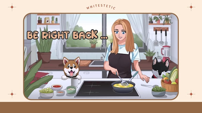 Create animated brb, starting soon, offline screen by Ilhamnurseptian ...