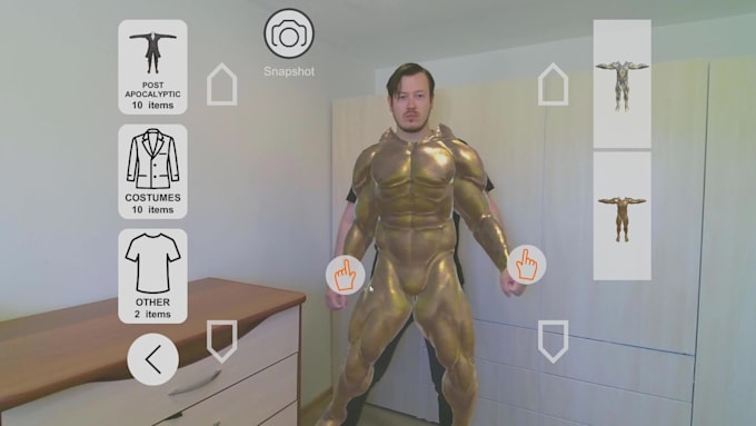 Develop an augmented reality clothing try on app by Edgarasart | Fiverr