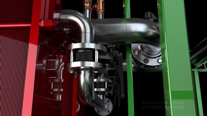 Create 3d industrial animation, oil plant, lubrication, and factory ...
