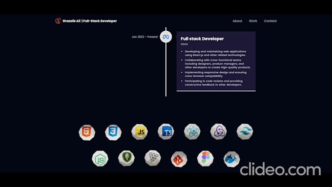 Develop a modern responsive react js website using tailwind by ...