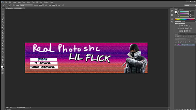 Make profile pictures and banners for yt and ttv by Rybadesign | Fiverr