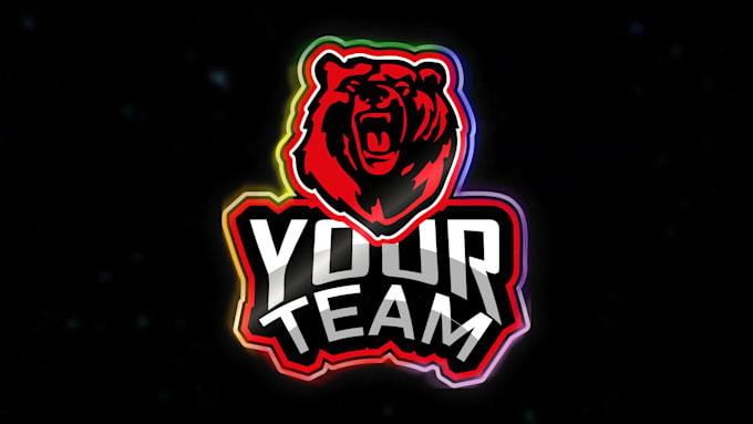 Animation your logo or text rgb rainbow effect for stream overlay by ...