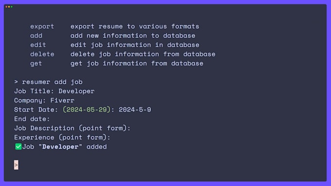 Build a cross platform command line application by Cschristofer | Fiverr Build a cross platform command line application by Cschristofer | Fiverr
