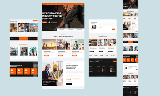 Build a mobile responsive wordpress website design by Abdou1am | Fiverr