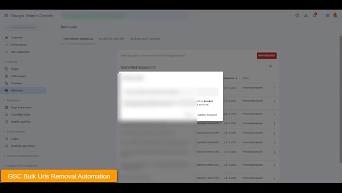 Bulk remove urls with google search console by Tekseo | Fiverr