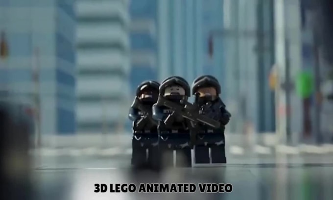 Create lego 3d model design render a custom 3d lego minifigures 3d toy ...