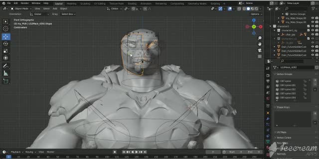 Rig your 3d character in blender by Shahmeerwarraic | Fiverr
