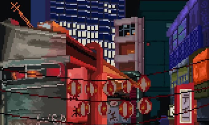 Create pixel art background for your game by Purpfume | Fiverr