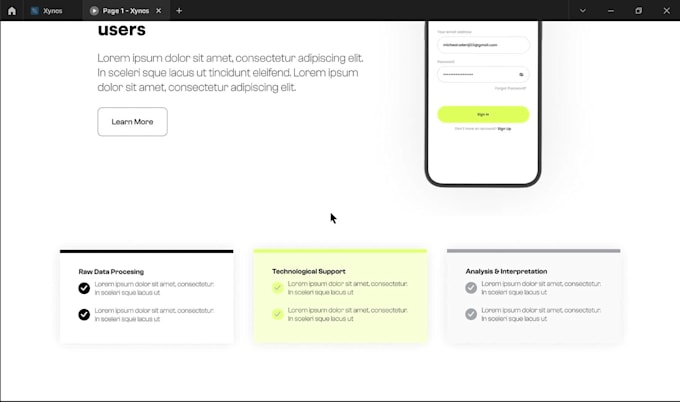 Design your web or mobile app ui by Michealadeni661 | Fiverr