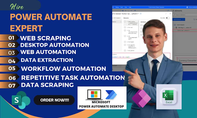 Power Automate Power Automate For Desktop Web Scraping Data Extraction
