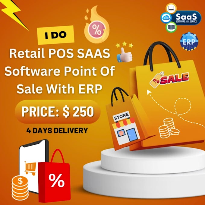 Provide you retail pos saas software point of sale with erp by Immanuel_07 | Fiverr
