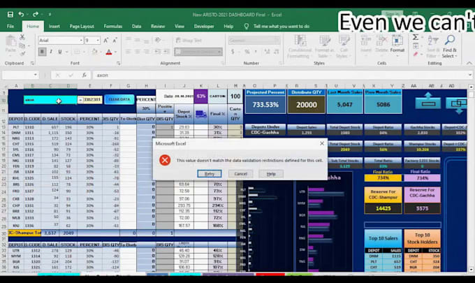 Do excel formulas macro vba buttons and form controls by Masohel | Fiverr