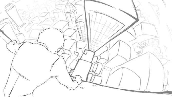 Do 2d line art animation, frame by frame, 2d traditional animation by ...