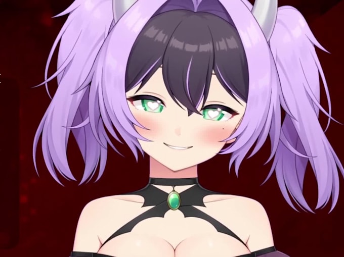 Draw and rig live2d vtuber model, 2d vtuber model, 2d vtuber for commission by Ahzimah | Fiverr