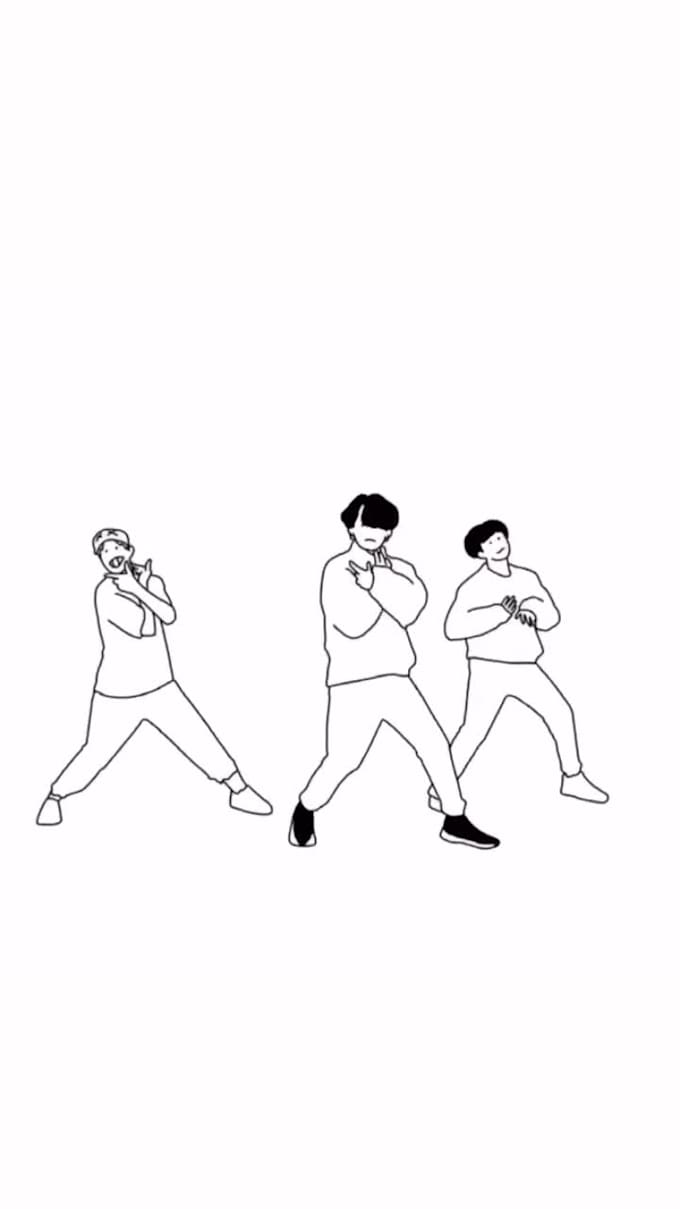 Create 2d line art animation, minimalist animation, 2d art by Blerah ...