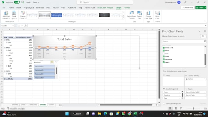 Visualise Data In Excel Using Power Query And Pivot Tables By