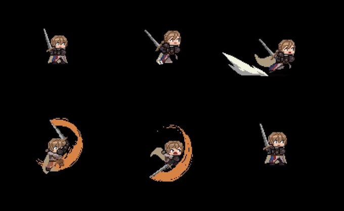 Draw pixel game art, pixel art pixel character, pixel background 2d ...