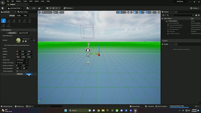 Teach you how to use landscape mode in unreal engine by Newlivingphoto ...