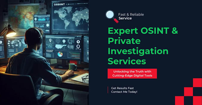 Do expert osint and private investigation services by Khorshedcss | Fiverr