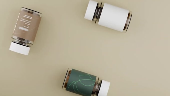 Do 3d supplement animation 3d supplement design 3d bottle model by ...