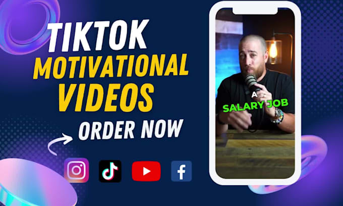 Create viral motivational tik tok videos by Studiospk | Fiverr