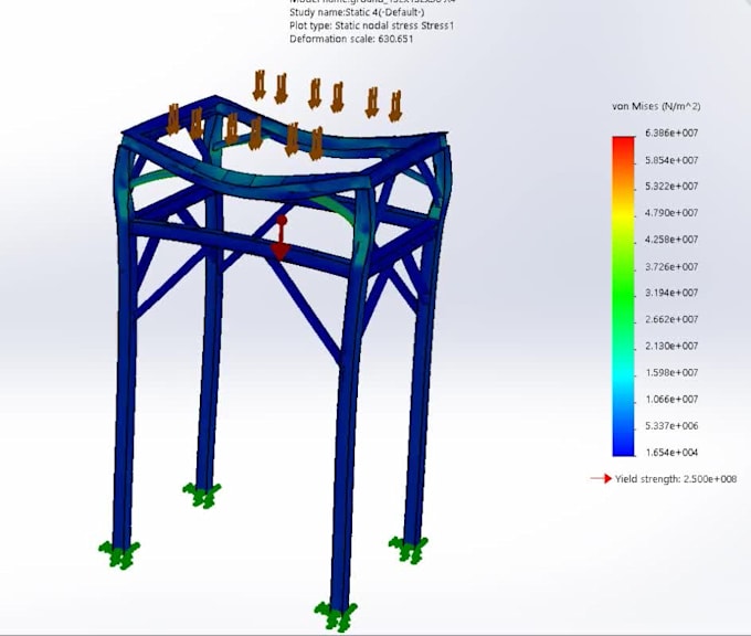 Structural design and analysis of pre fab steel structure by Edsols ...