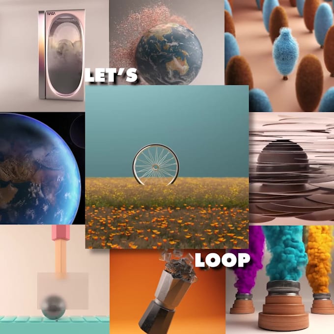 Create beautiful looping minimal or complex 3d animations by ...