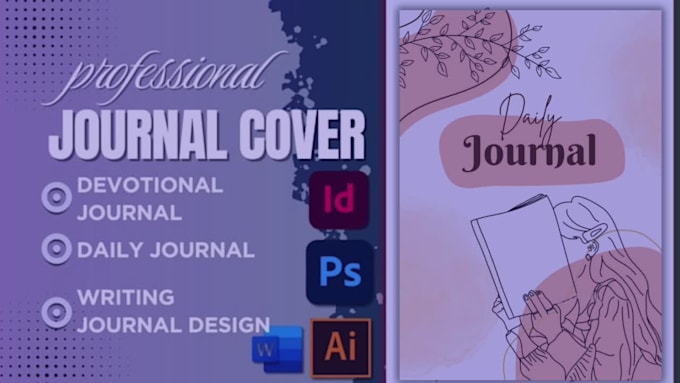 Design journal cover, devotional journal, daily journal, writing ...