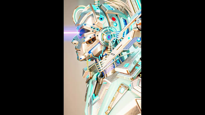 Give you my machine generated sentinel warrior artwork by Magics_art ...