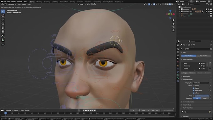 Rig your 3d character professionally in blender by Rodrigosobapt | Fiverr
