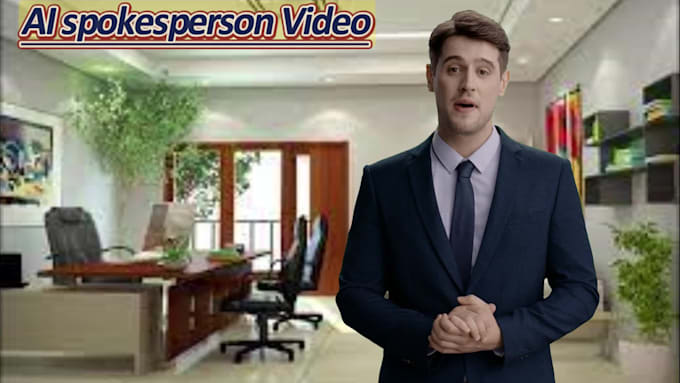 Create avatar a male female professional spokesperson video by ...