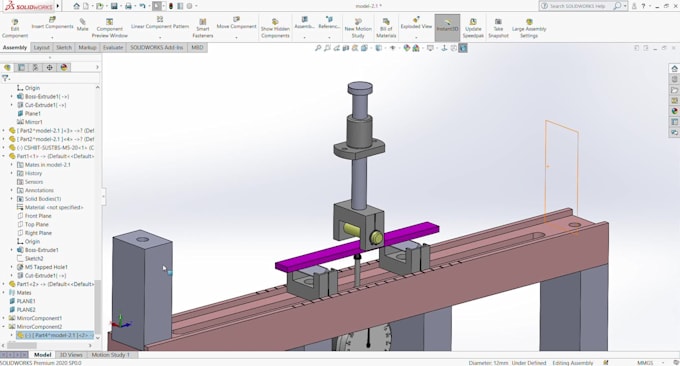 Design 3d models with solidworks from your idea, your hand drawing, 2d ...