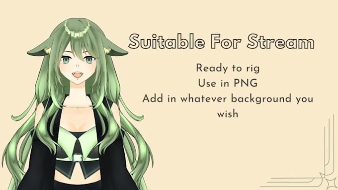 Design live2d character, vtuber model, rigging, vtuber rigging by ...