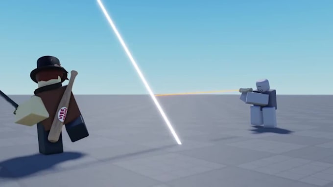 Create a full roblox weapon combat system with animations and effects