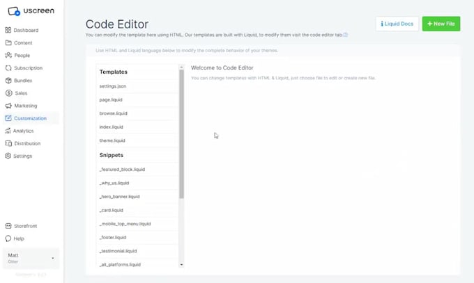 Customize your uscreen website by Designheaven | Fiverr