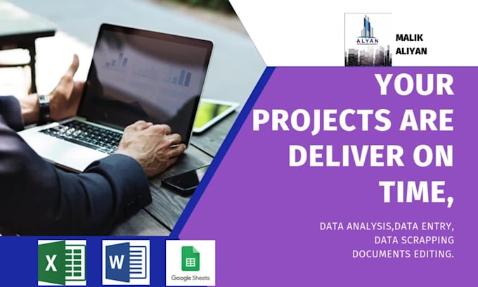 Do data entry, data analysis,document editing,excel formulas by Aliyanusama | Fiverr