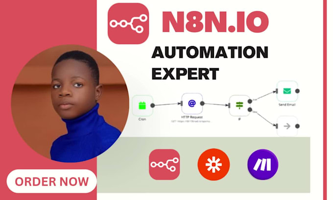 Automate your workflow using n8n by Steve2da | Fiverr