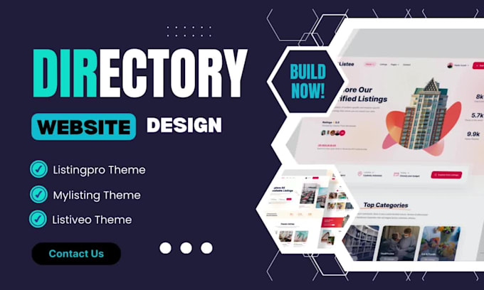 Expertly design and customize brilliant directory website, business ...