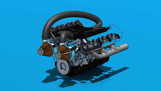 3d mechanical design in solidworks by Shabab2992 | Fiverr