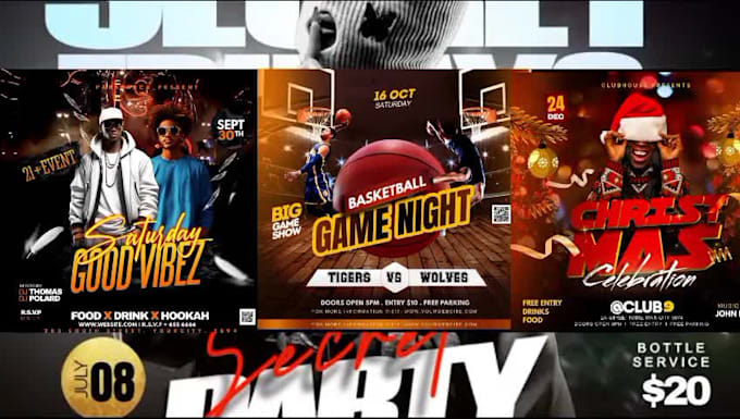 Design animated motion flyer for events on social media by Estep ...