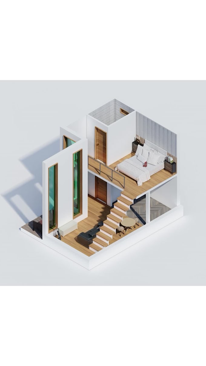 Create stunning 3d architectural render and walkthrough and concept animation by Samyutm | Fiverr