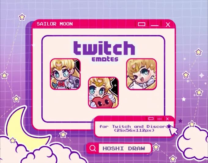 Amazing animated emotes sm by Hoshi_draw | Fiverr