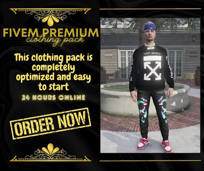 Give you premium fivem clothing pack by Gavithgaming | Fiverr